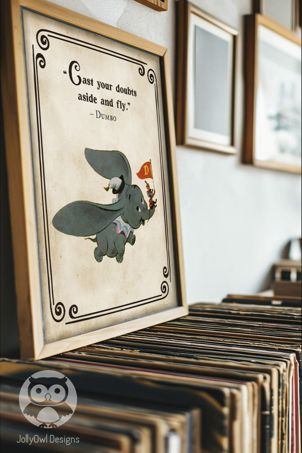 Dumbo Inspirational Quotes Dumbo Quote Vinyl Wall Decal Elephant Walt