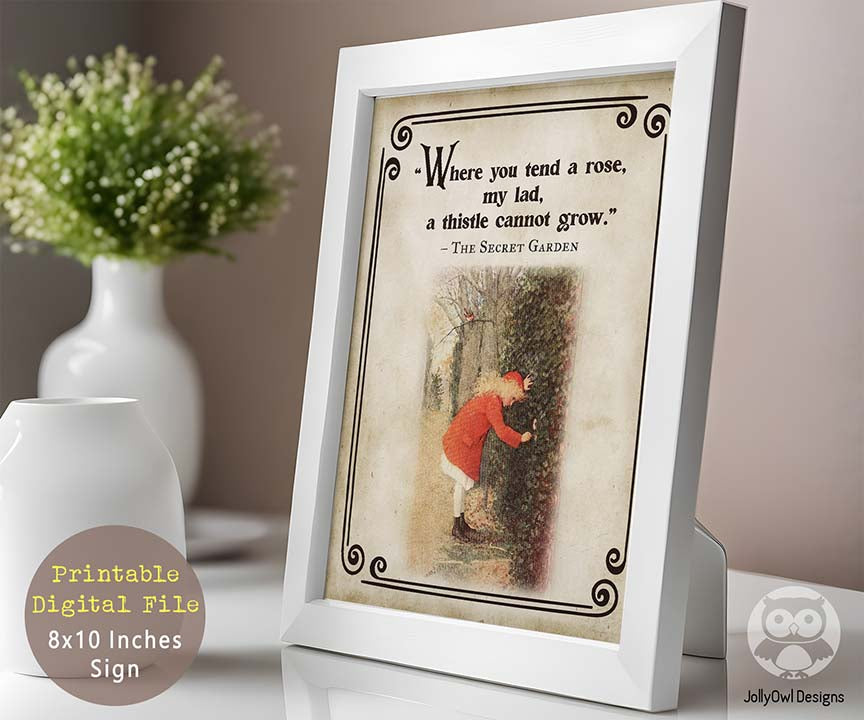 Storybook Book Themed Inspirational Quotes Sign from Classic Children ...