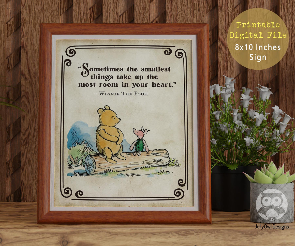 Storybook Book Themed Inspirational Quotes Sign from Classic Children ...