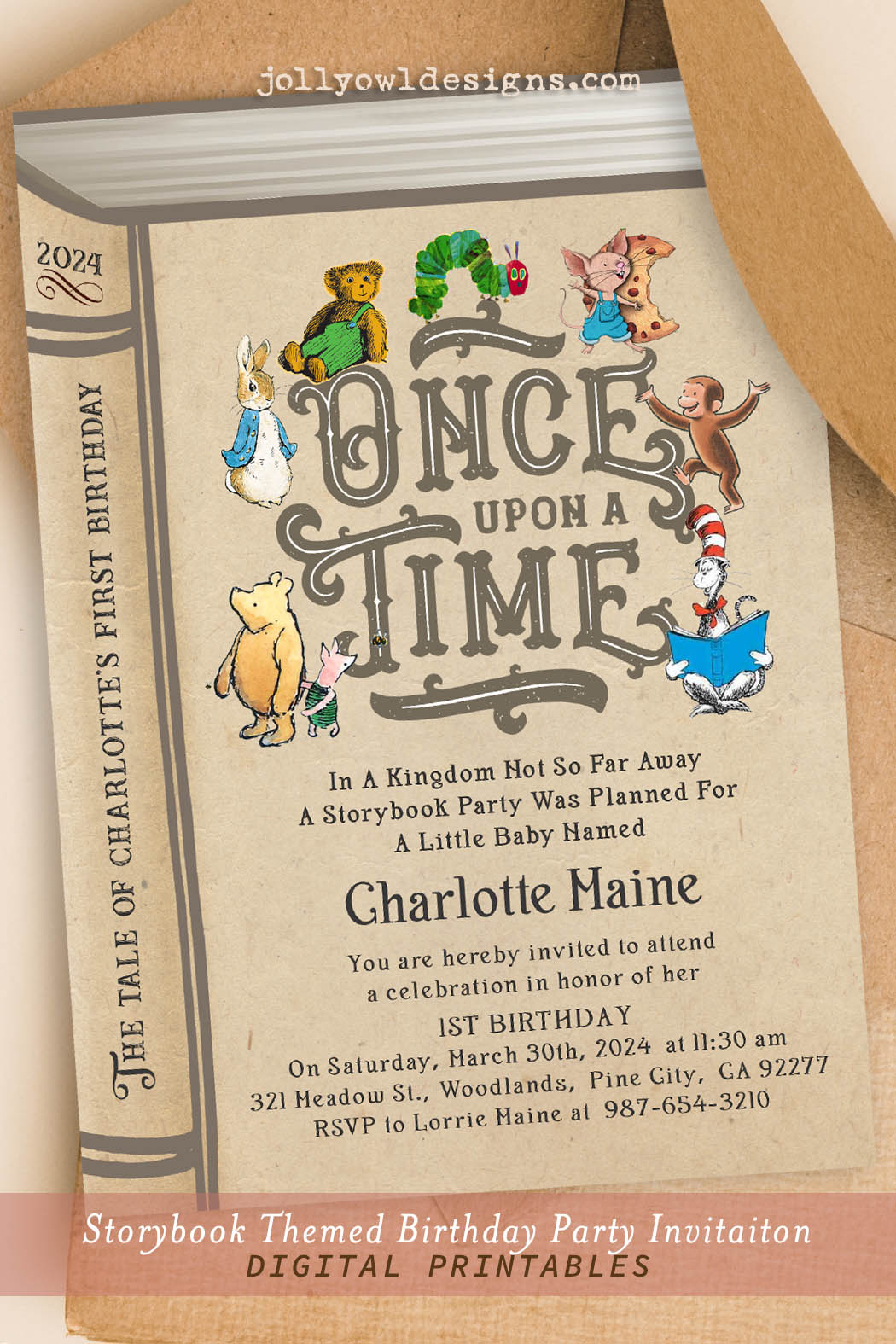 Storybook Invitation Template