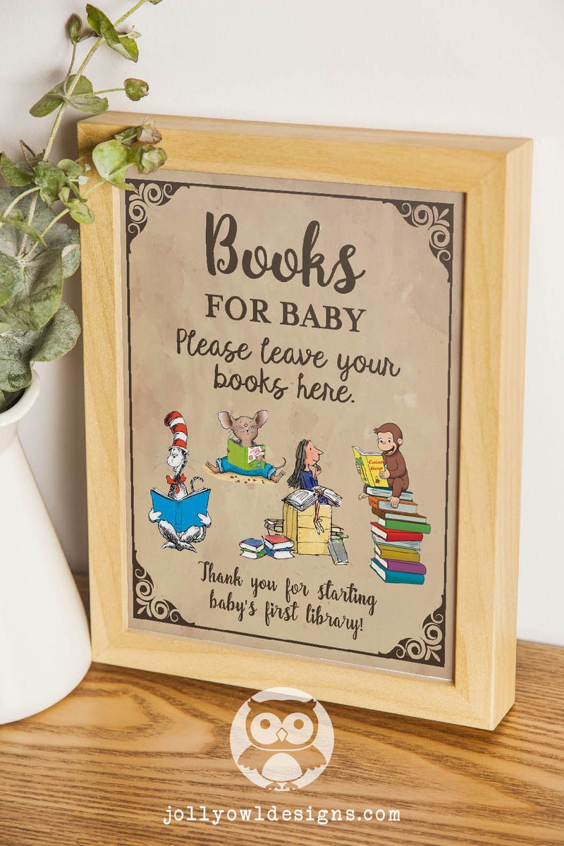 Classic Storybook Themed Baby Shower or Birthday Party - Books for Bab ...