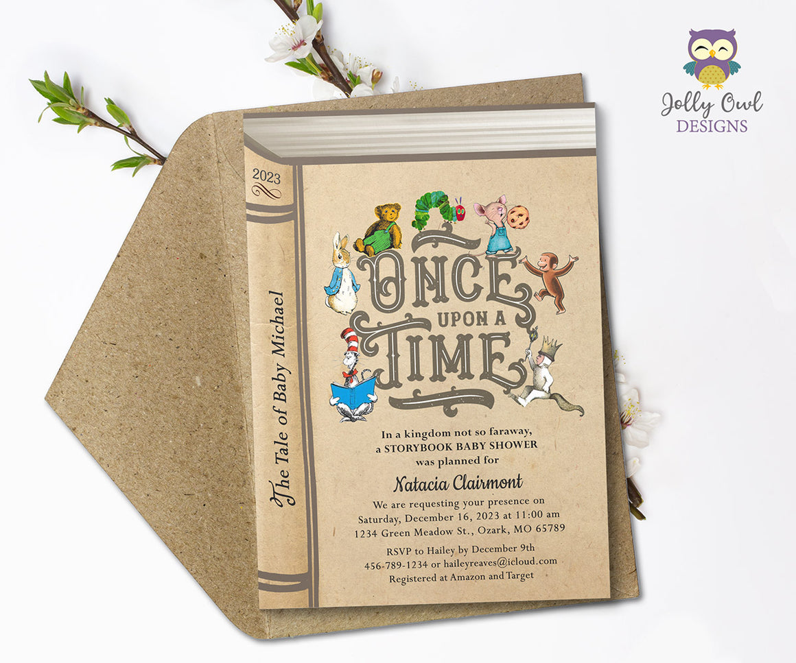 Storybook Invitation Cards – Jolly Owl Designs