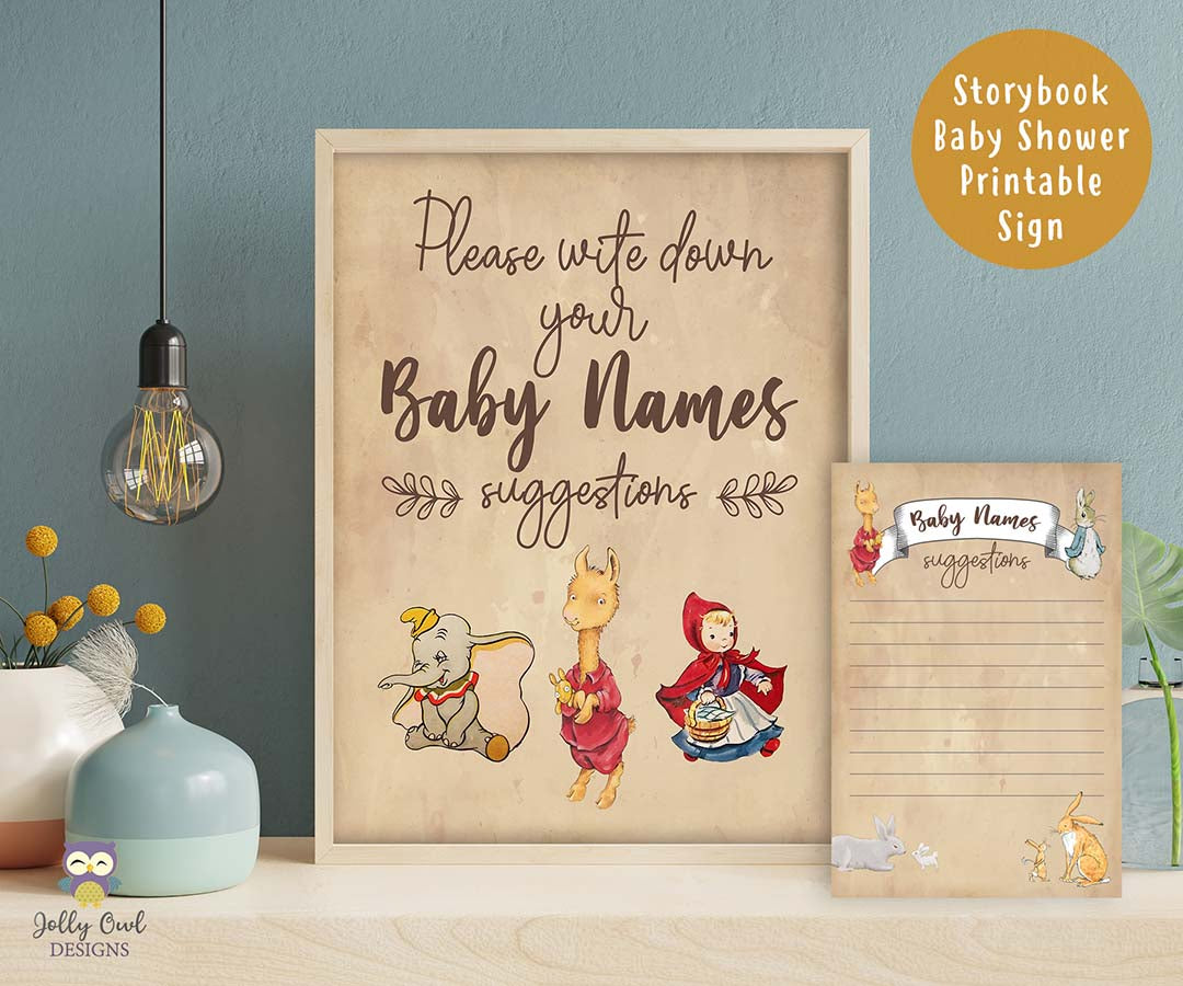 Classic Storybook-Book Themed Party Signs - Bundle Set – Jolly Owl Designs