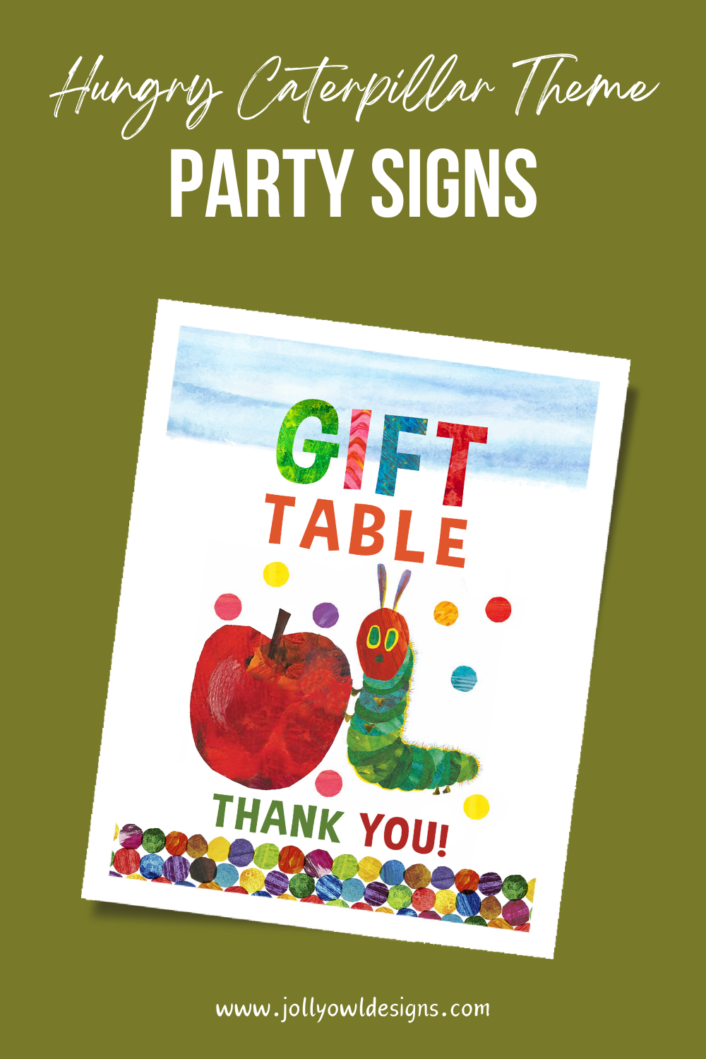 The Very Hungry Caterpillar Party Printables Very Hungry Caterpillar