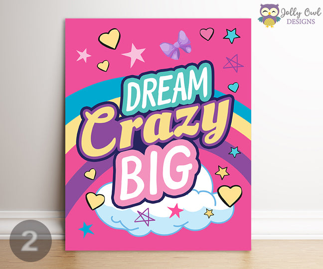 Jojo Siwa Party Signs - Bundle Set – Jolly Owl Designs