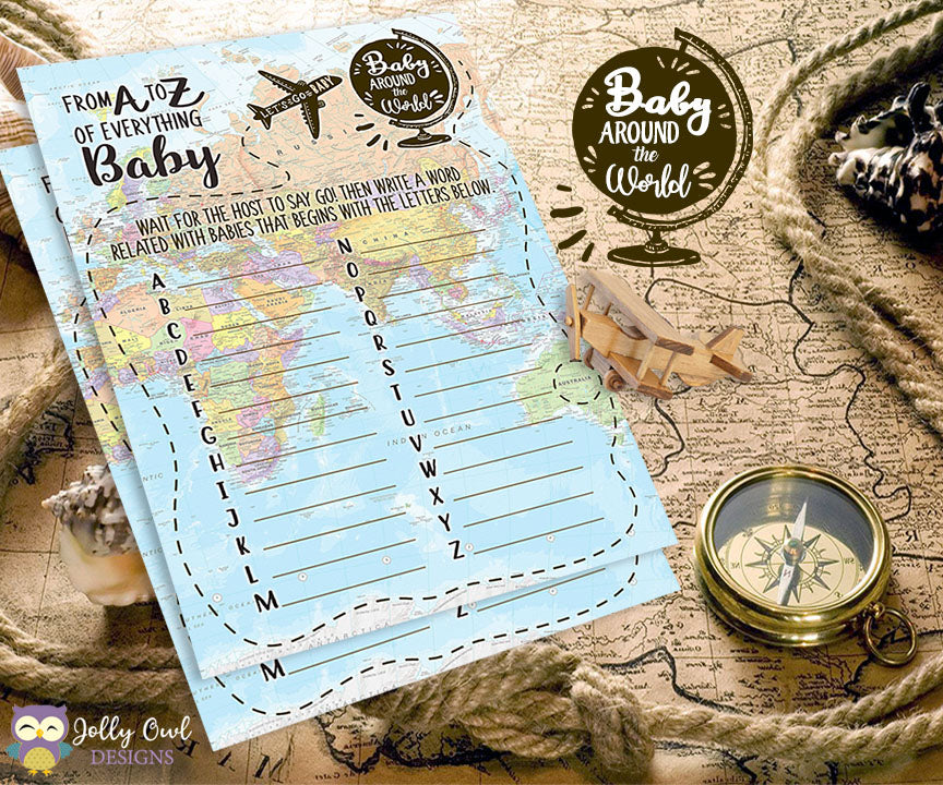 Baby Shower Printable Game Cards – Jolly Owl Designs