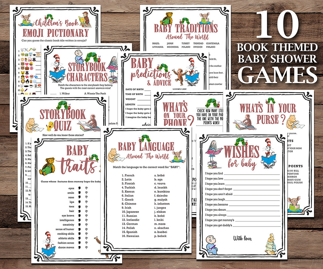 Storybook Baby Shower Games Top 10 Baby Shower Games | Evite