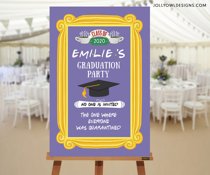 FRIENDS Theme Graduation – Jolly Owl Designs