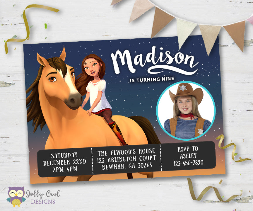 Horseback Riding Birthday Invitation Templates Free Printable Horse