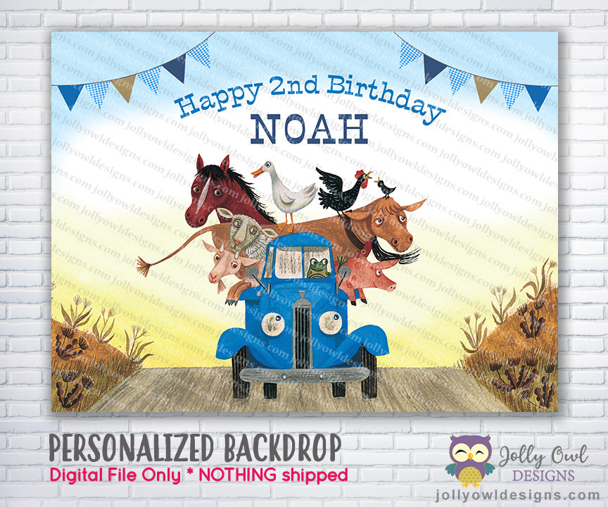 Little Blue Truck – Jolly Owl Designs