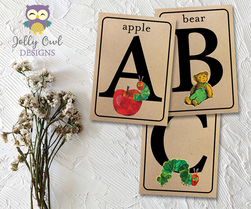 ABC Alphabet Banner Flashcards | Storybook Book Themed | 5x7 Cards | D ...