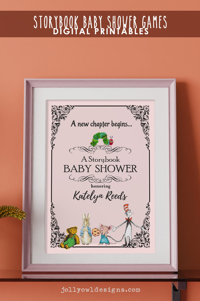 Storybook Party Welcome Sign – Jolly Owl Designs