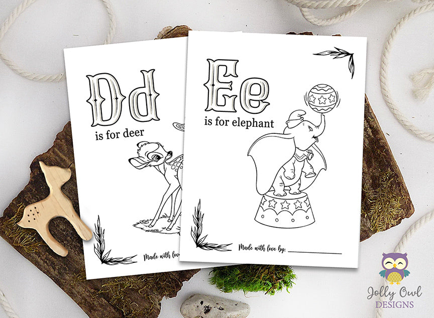 baby's first abc book coloring pages