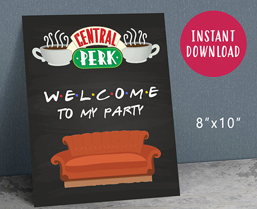 FRIENDS TV Party Bundle - For Birthday – Jolly Owl Designs